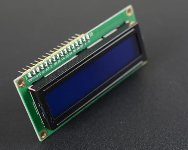 LCD Display 16X2 with Header - Tech Bazar || টেক বাজার