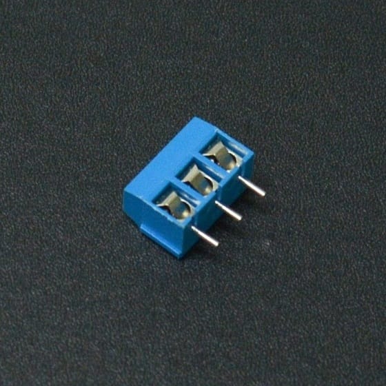 Blue Connector 3 pin - Tech Bazar || টেক বাজার
