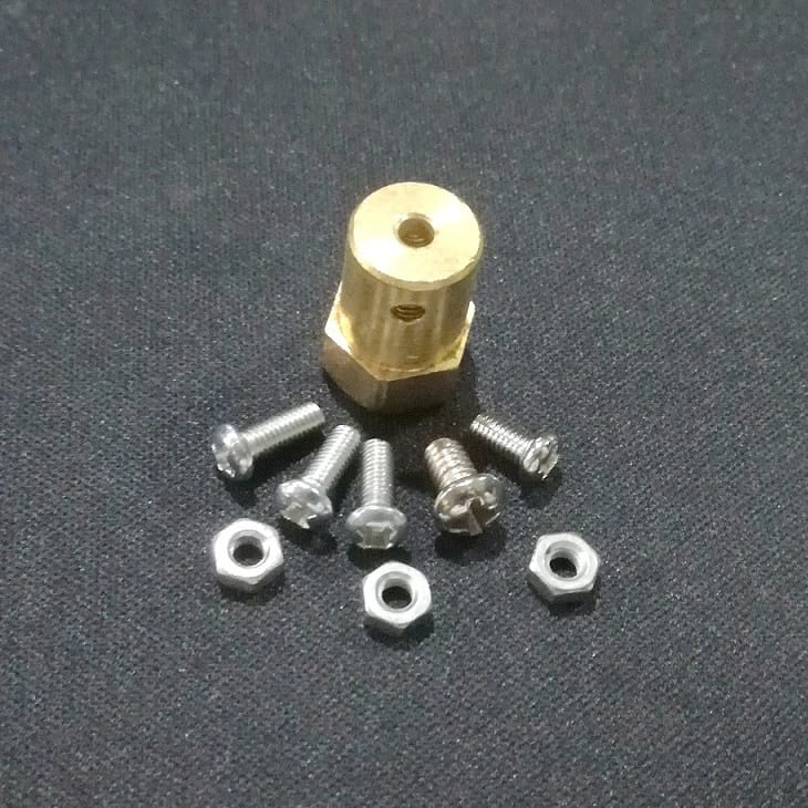 Wheel Hexa Connector 3mm - Tech Bazar || টেক বাজার