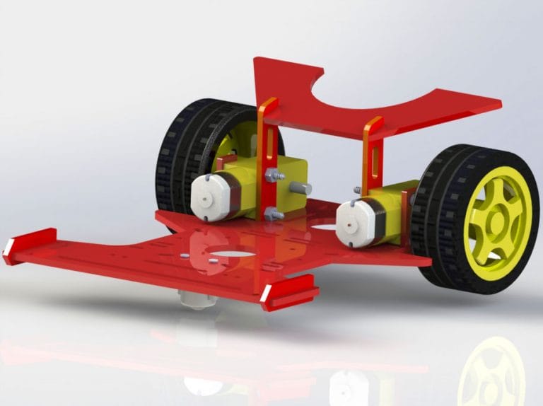 Complete Robot Chassis Racing Car - Tech Bazar || টেক বাজার