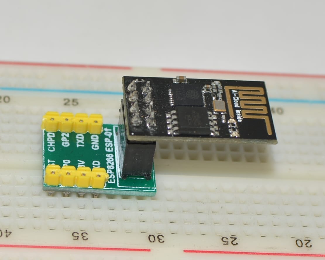 ESP8266 ESP-01 Breadboard Header - Tech Bazar || টেক বাজার
