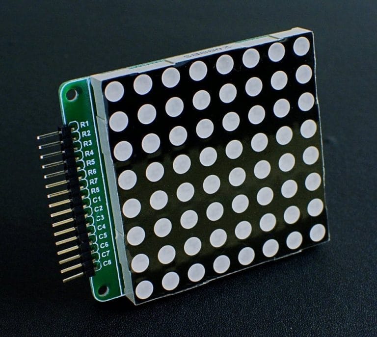 Dot matrix Breakout Board (Red) 2.4" - Tech Bazar || টেক বাজার