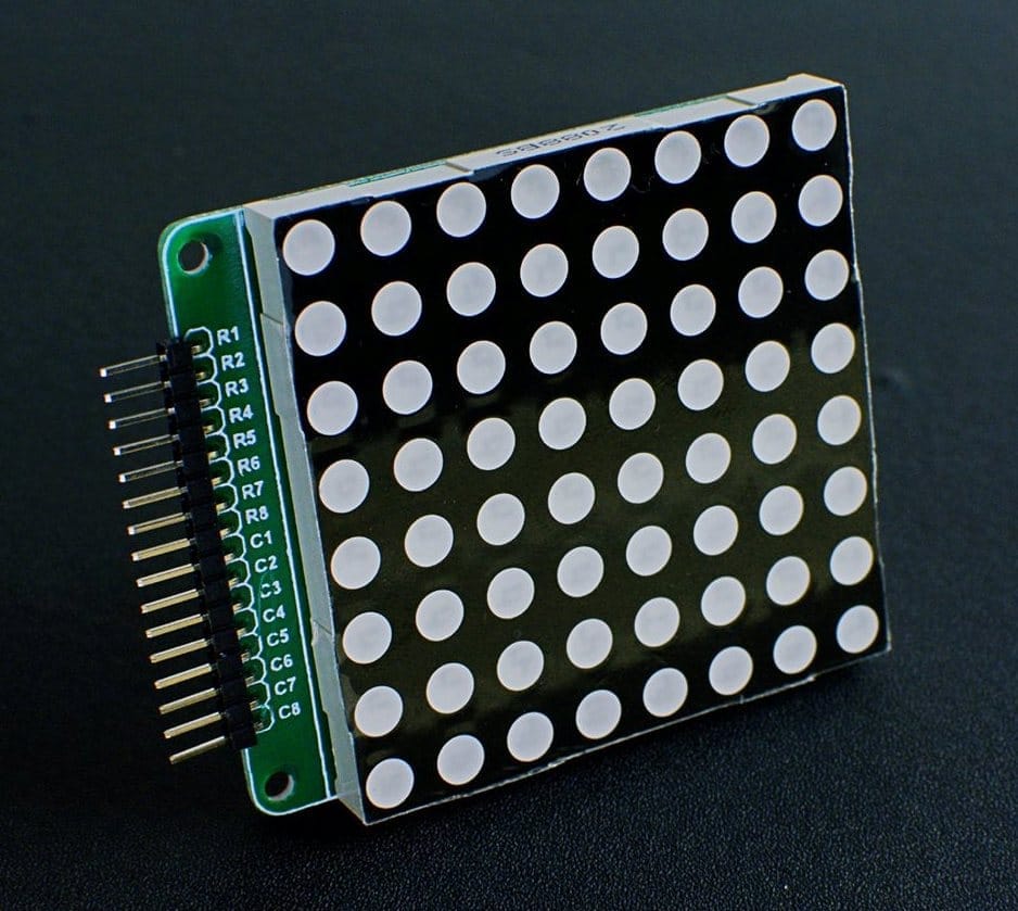 Dot matrix Breakout Board (Red) 2.4" - Tech Bazar || টেক বাজার