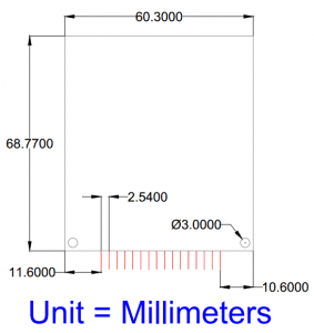 Dot matrix Breakout Board (Red) 2.4" - Tech Bazar || টেক বাজার