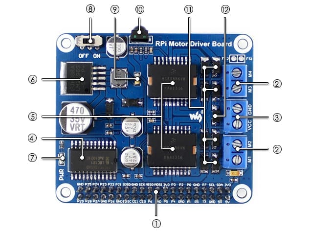 RPi Motor Driver Board - Tech Bazar || টেক বাজার