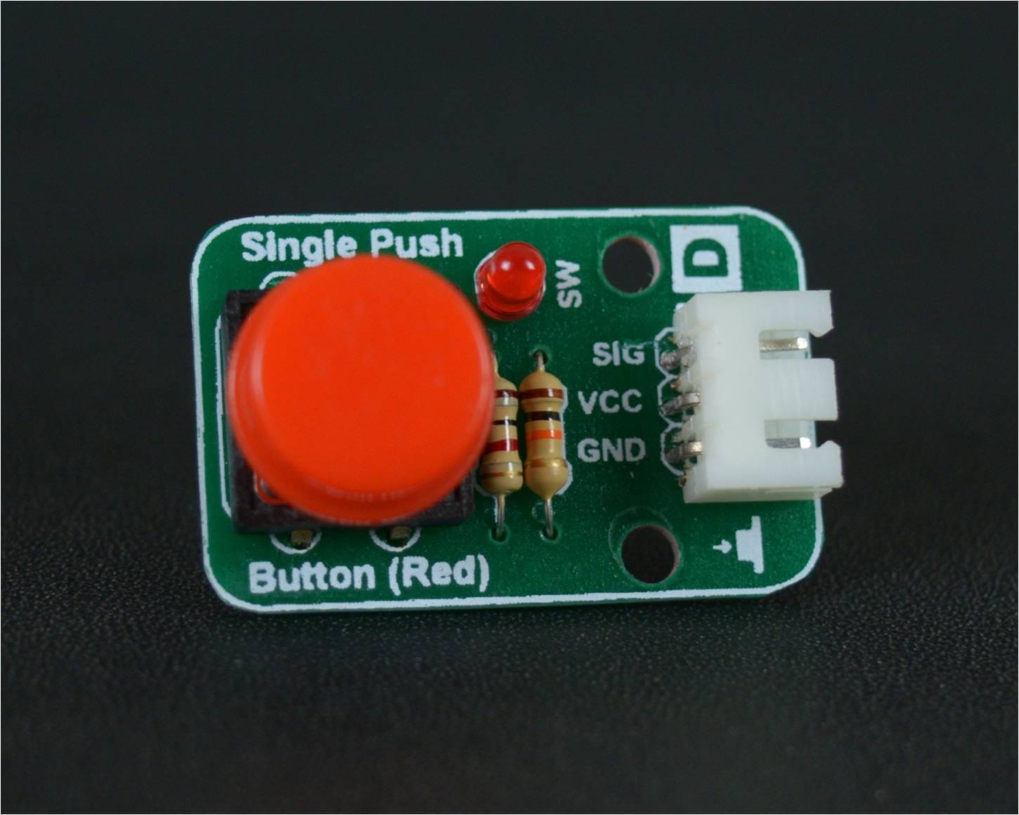 Single Push Button(Red) - Tech Bazar || টেক বাজার