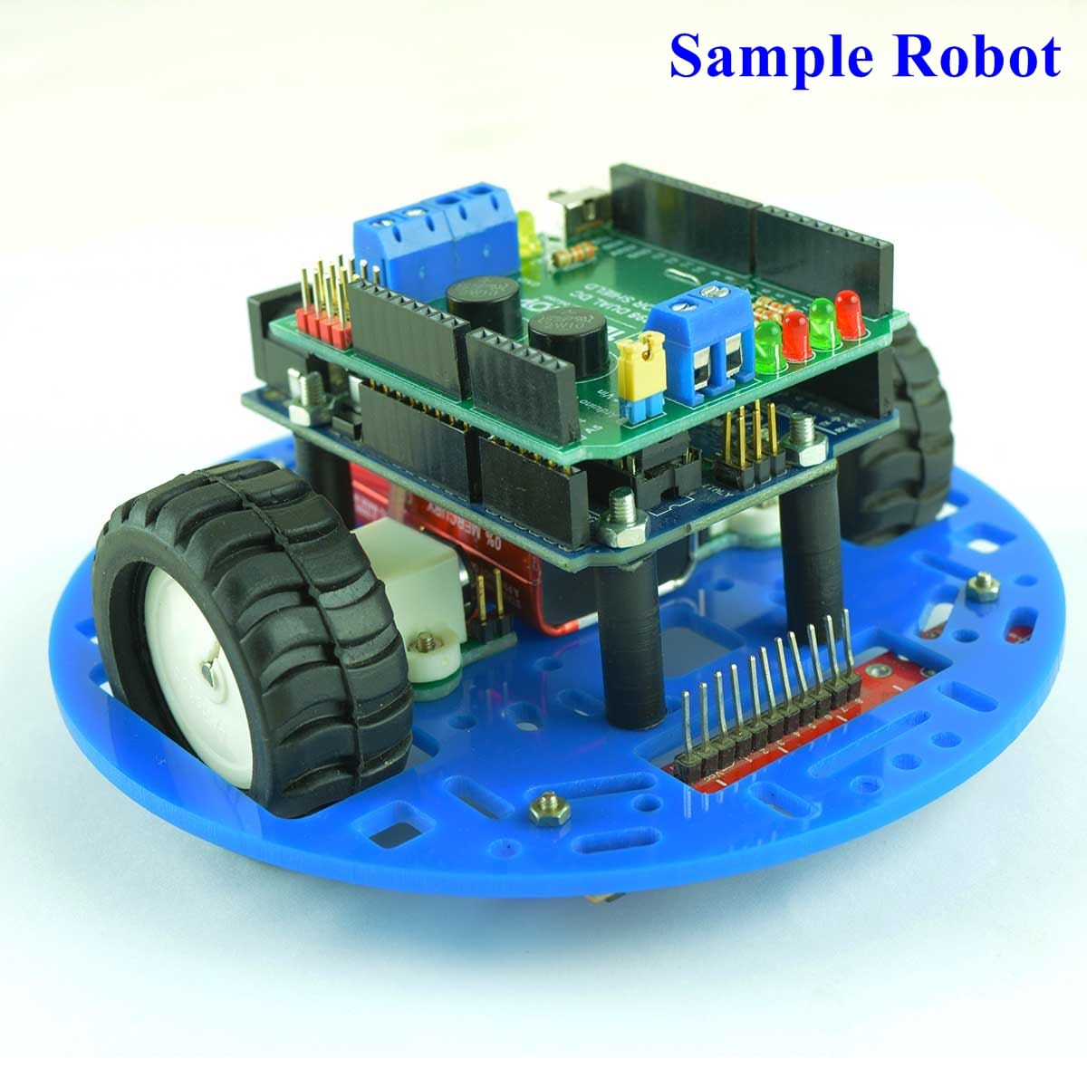 TSB 5" Robot Chassis Blue - Tech Bazar || টেক বাজার