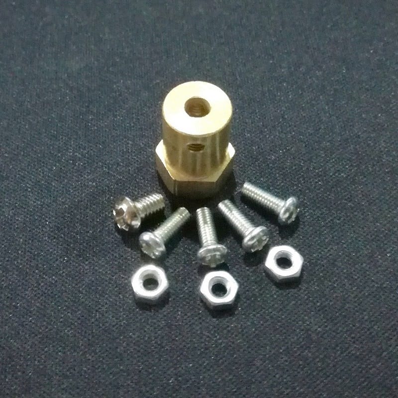 Wheel Hexa Connector 4mm - Tech Bazar || টেক বাজার