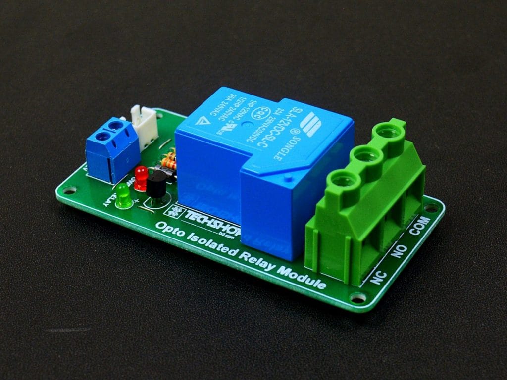 1 Channel 12V 30A Opto Isolated Relay Module - Tech Bazar || টেক বাজার