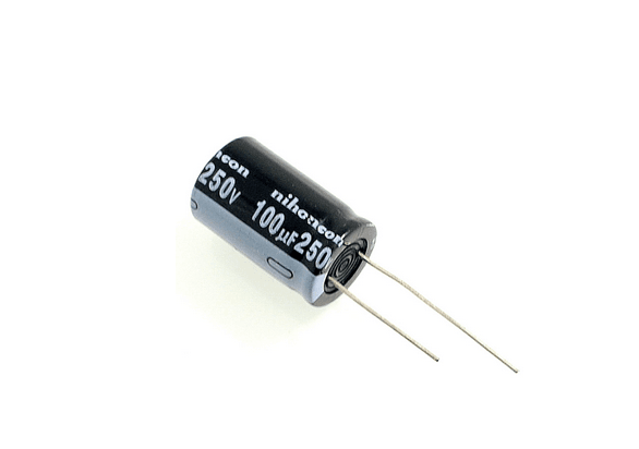 100uF 250V Capacitor - Tech Bazar || টেক বাজার