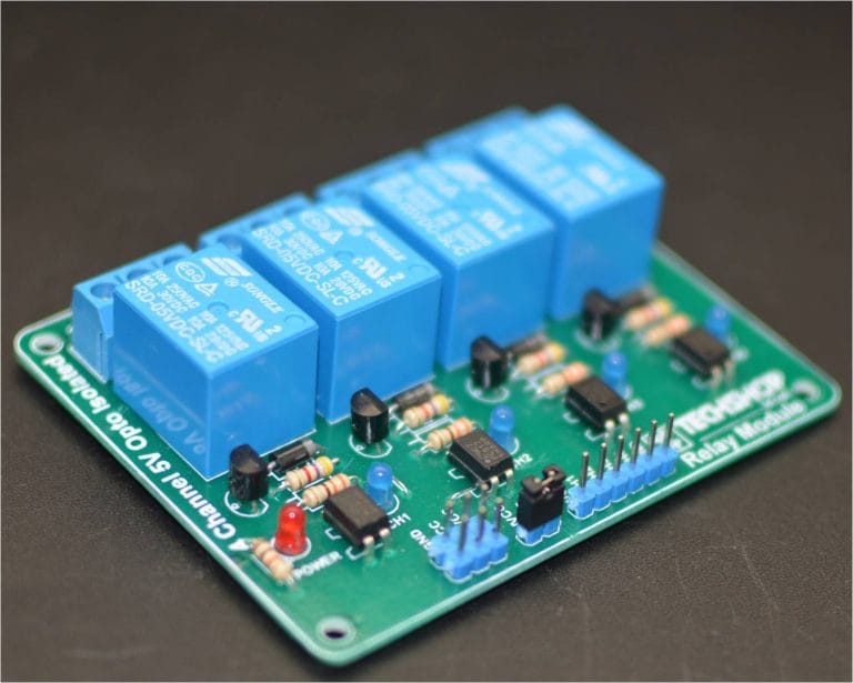 4 Channel 5V Opto Isolated Relay Module - Tech Bazar || টেক বাজার