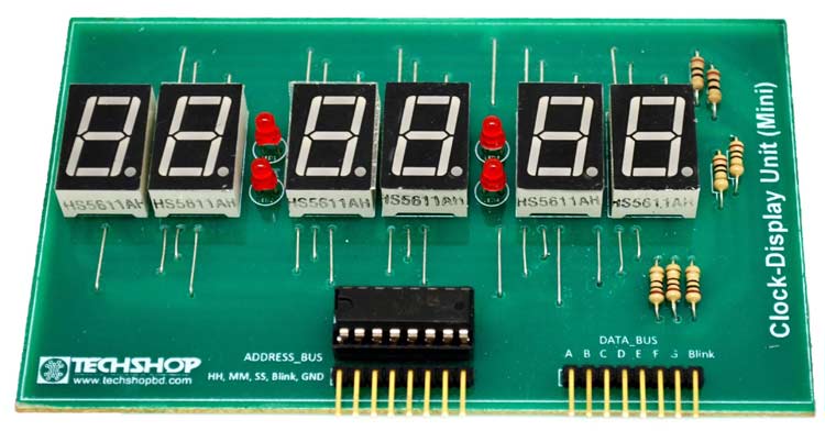 Clock Display Unit (Mini) - Tech Bazar || টেক বাজার