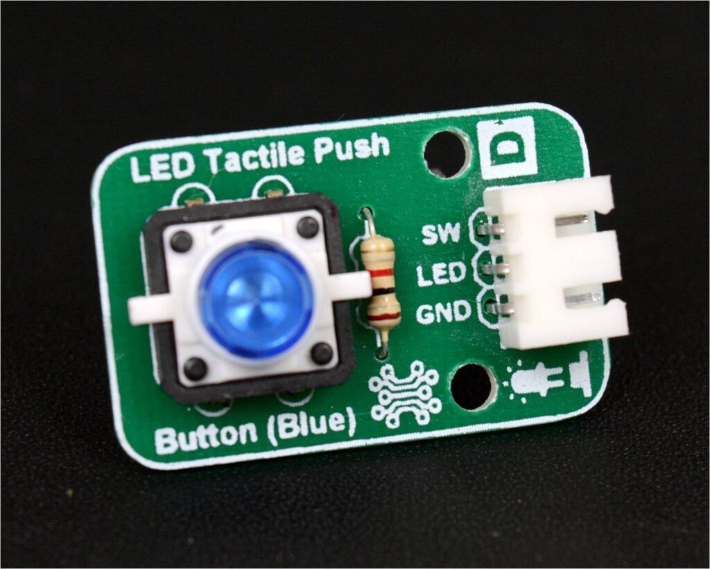 LED Tactile Push Button (Blue) - Tech Bazar || টেক বাজার
