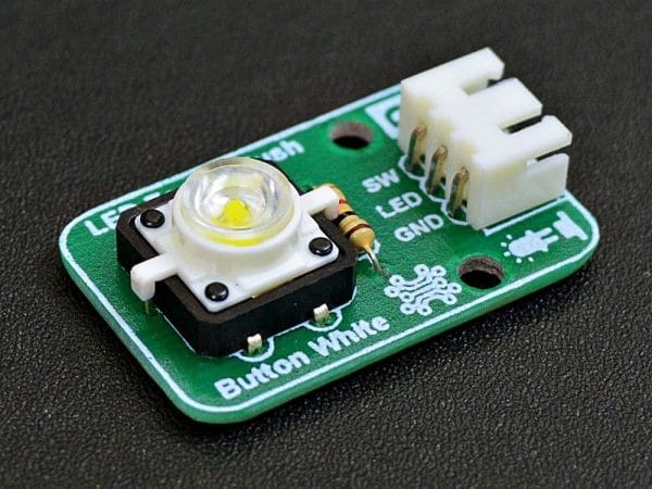 LED Tactile Push Button (White) - Tech Bazar || টেক বাজার