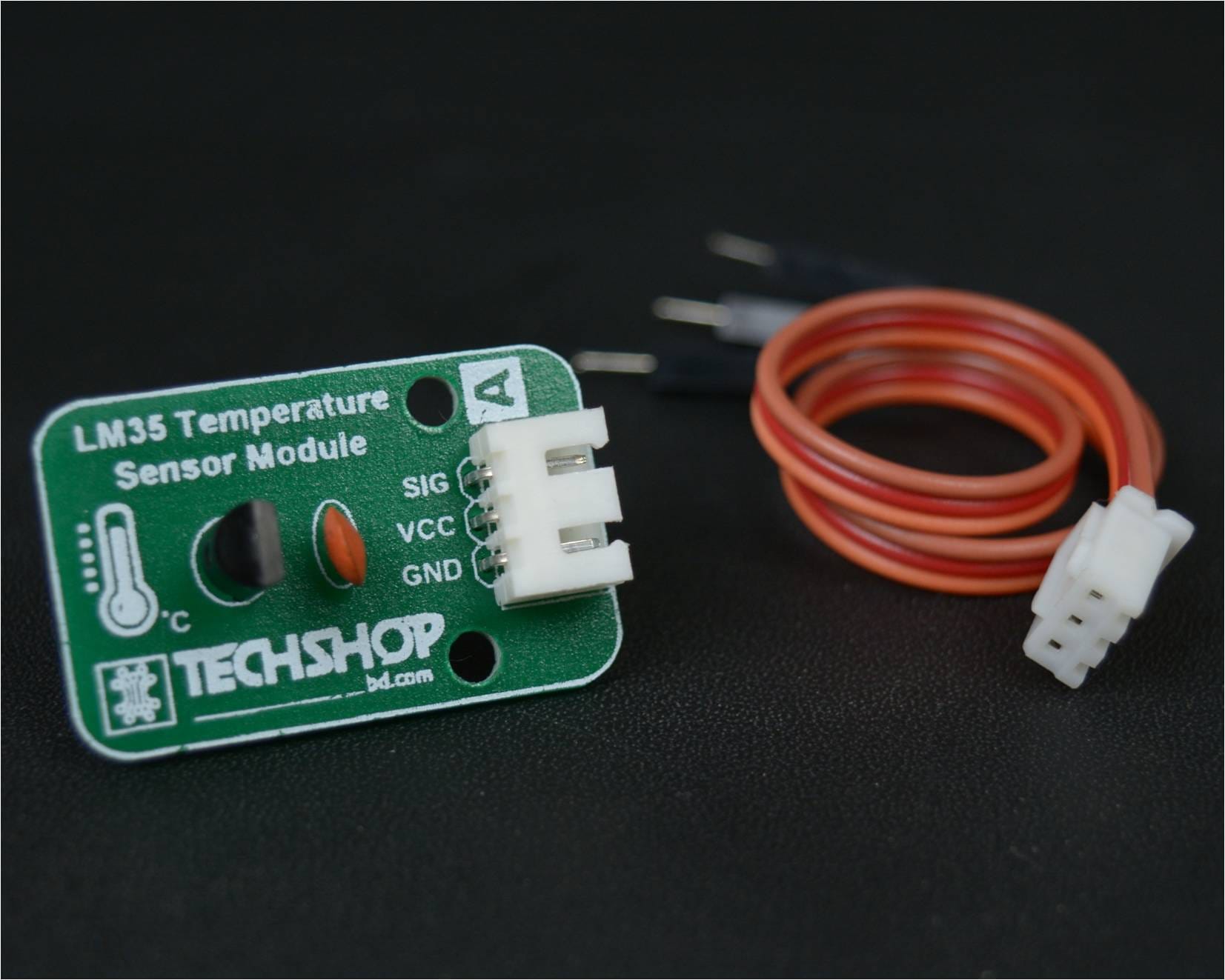 LM35 Temperature Sensor Module - Tech Bazar || টেক বাজার