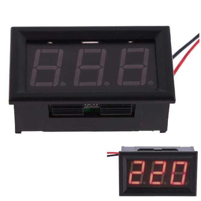 Digital AC Voltmeter Panel - Tech Bazar || টেক বাজার